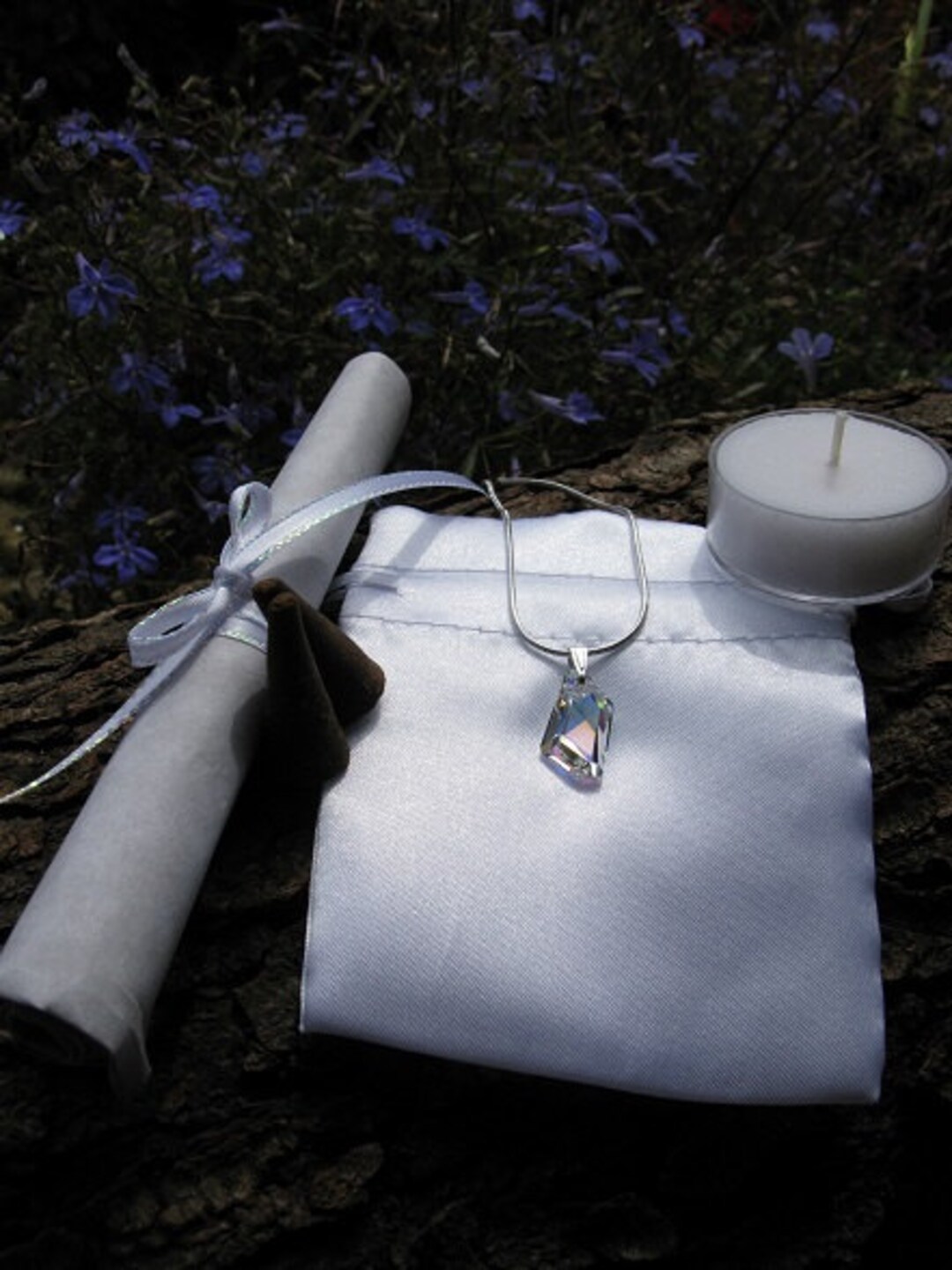 Archangel Uriel Ritual Prayer Kit With Rainbow Crystal Cast Amulet ...