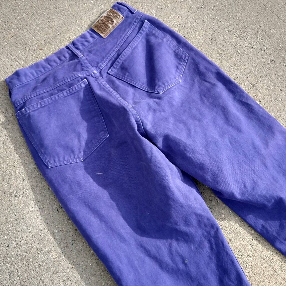 1980's PURPLE MOM JEANS 80's Girbaud S K2 - Etsy