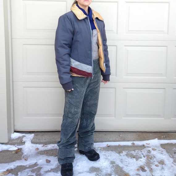 1980's goose DOWN SKI JACKET 80's M (N9) - Gem