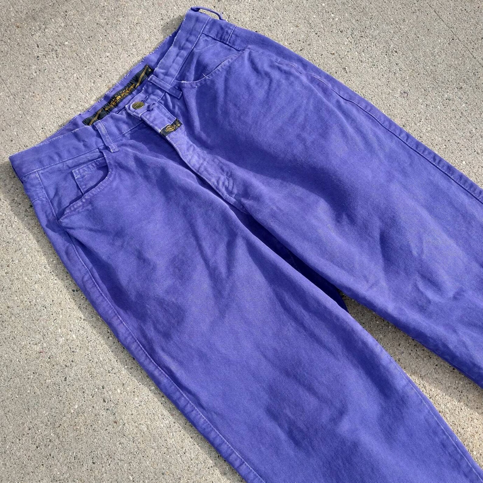 1980's PURPLE MOM JEANS 80's Girbaud S K2 - Etsy