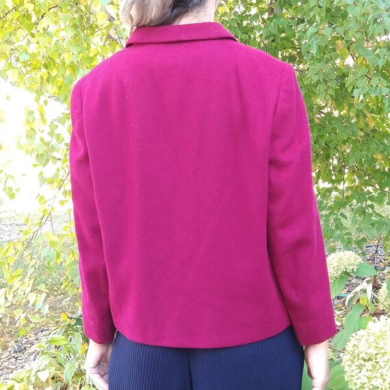 1960's BERRY WOOL JACKET boxy 60's L (N6) - Gem