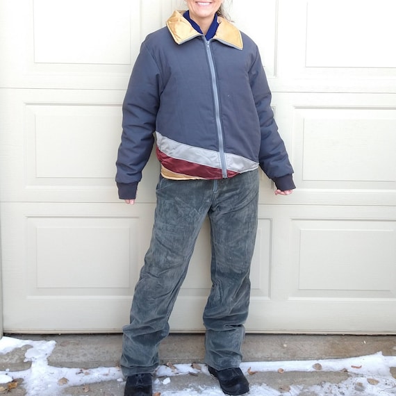 1980's goose DOWN SKI JACKET 80's M (N9) - Gem