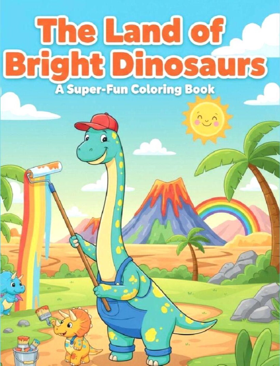 Dinosaur Coloring Book, 50 Printable Dino Pages, Preschool Activity ...