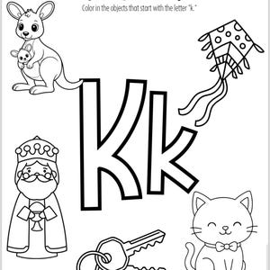 ABC Alphabet Coloring Pages for Kids | Preschool Learning Printables ...