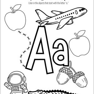 ABC Alphabet Coloring Pages for Kids | Preschool Learning Printables ...