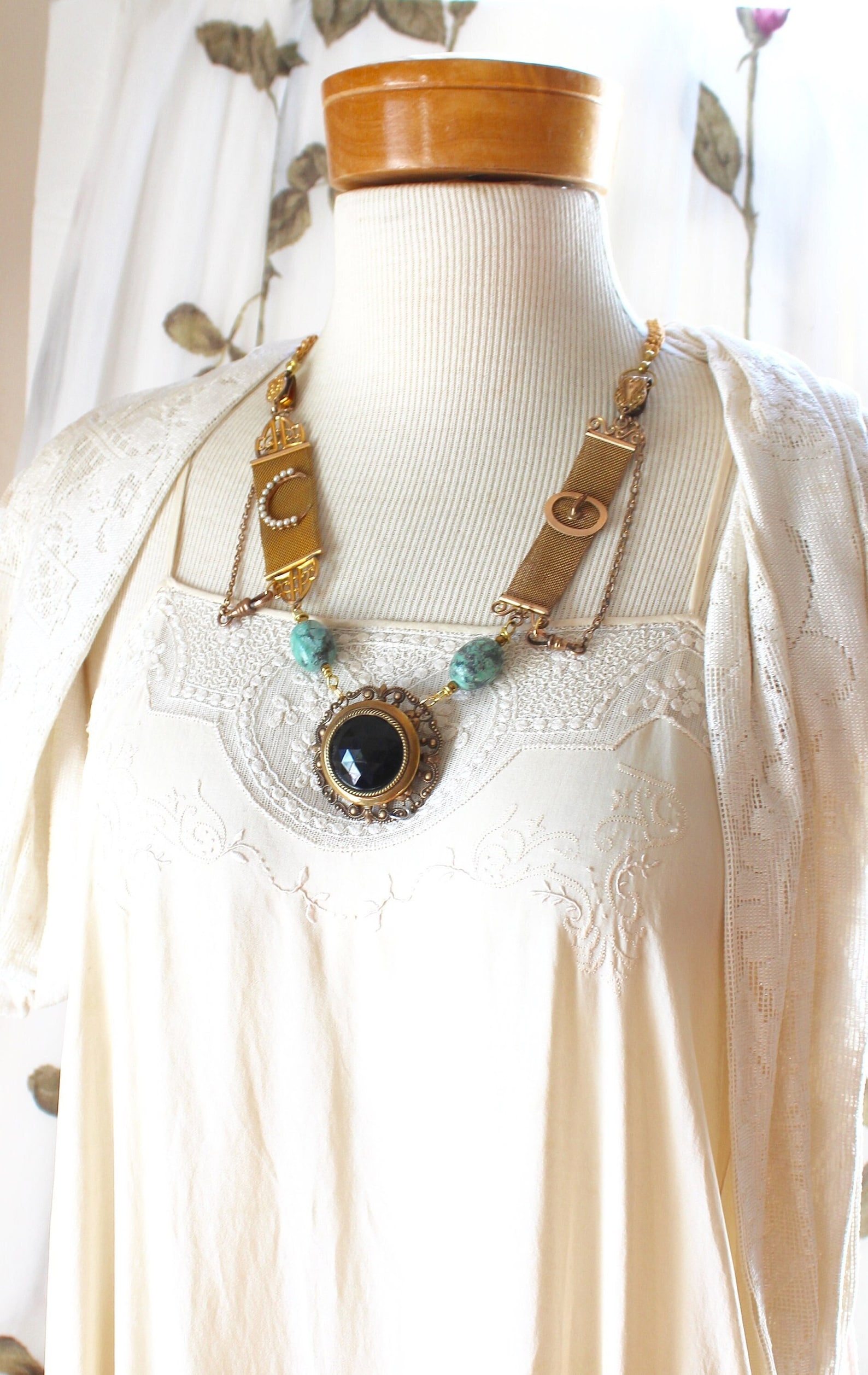 Gorgeous Antique Watch Fob Steampunk Necklace Gay Nineties - Etsy