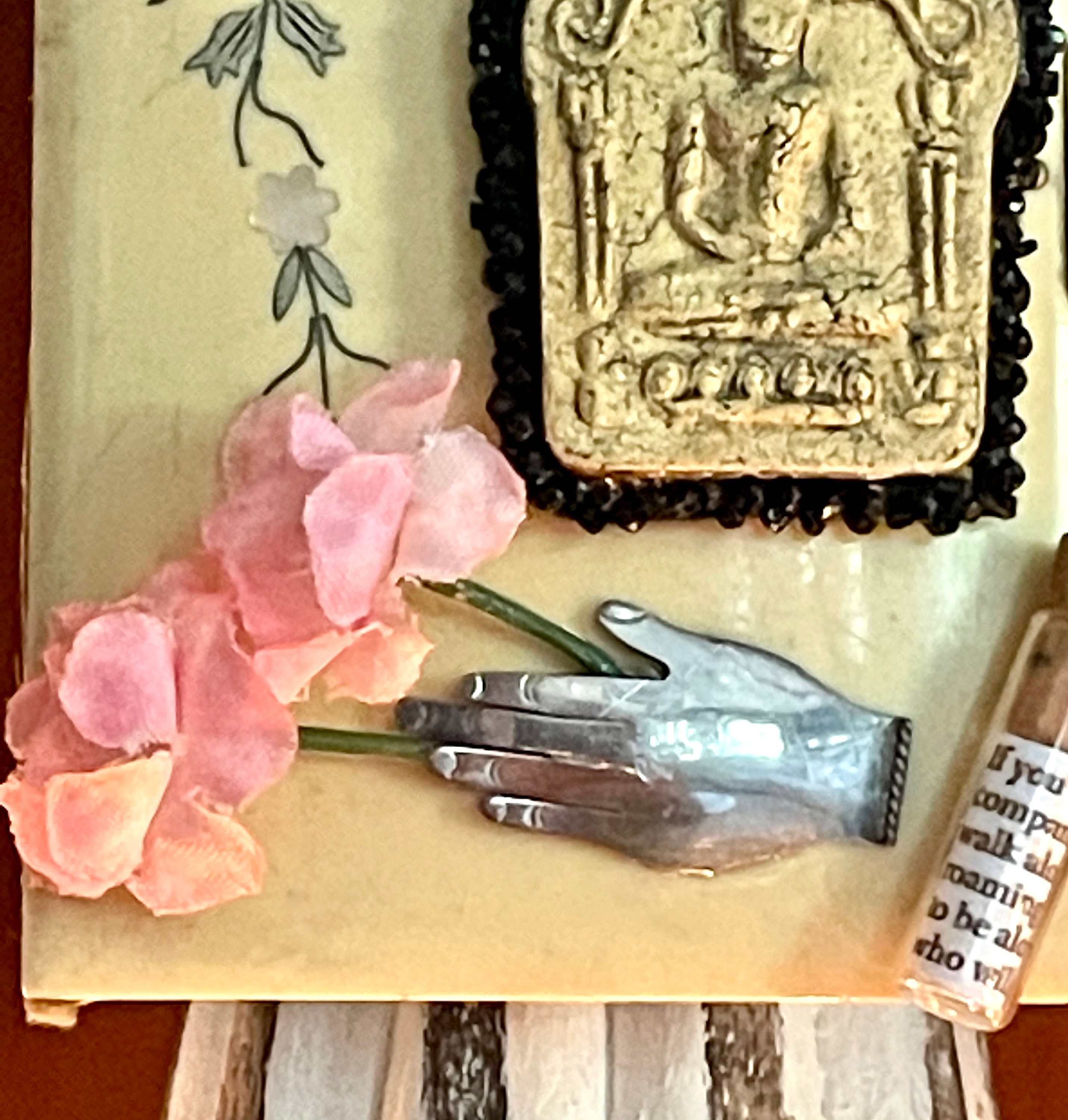 Celluloid Missal Buddha Wall Shrine Altar Antique Inspiration Spiritual ...