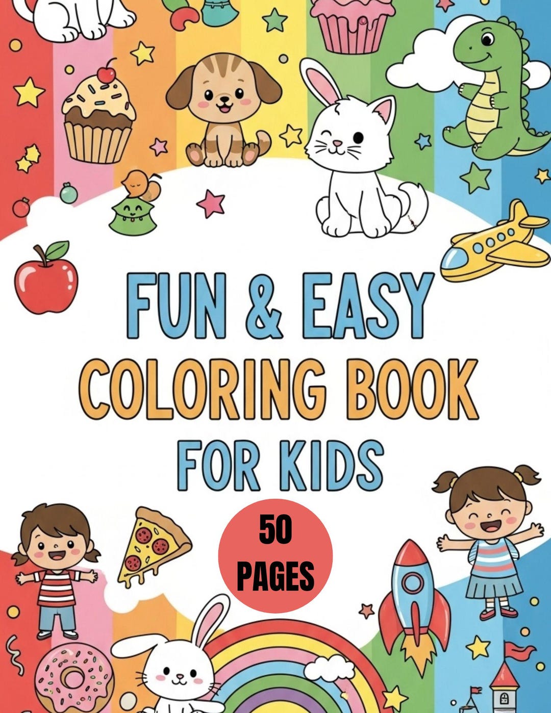 Kids Learning Objects Coloring Pages (digital Download) - Etsy