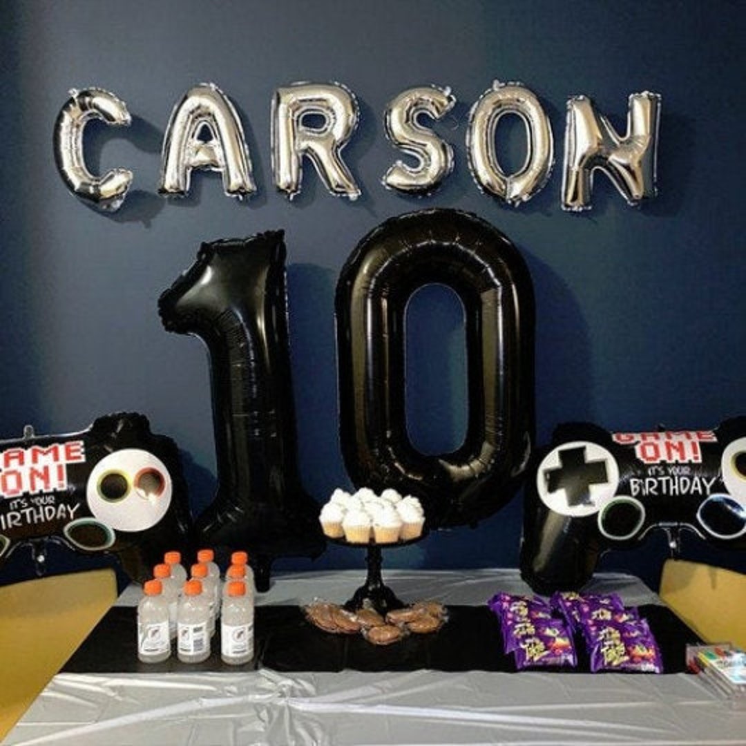 Video Game Party Theme, Game Controller 36" Balloons, for Back Drops ...