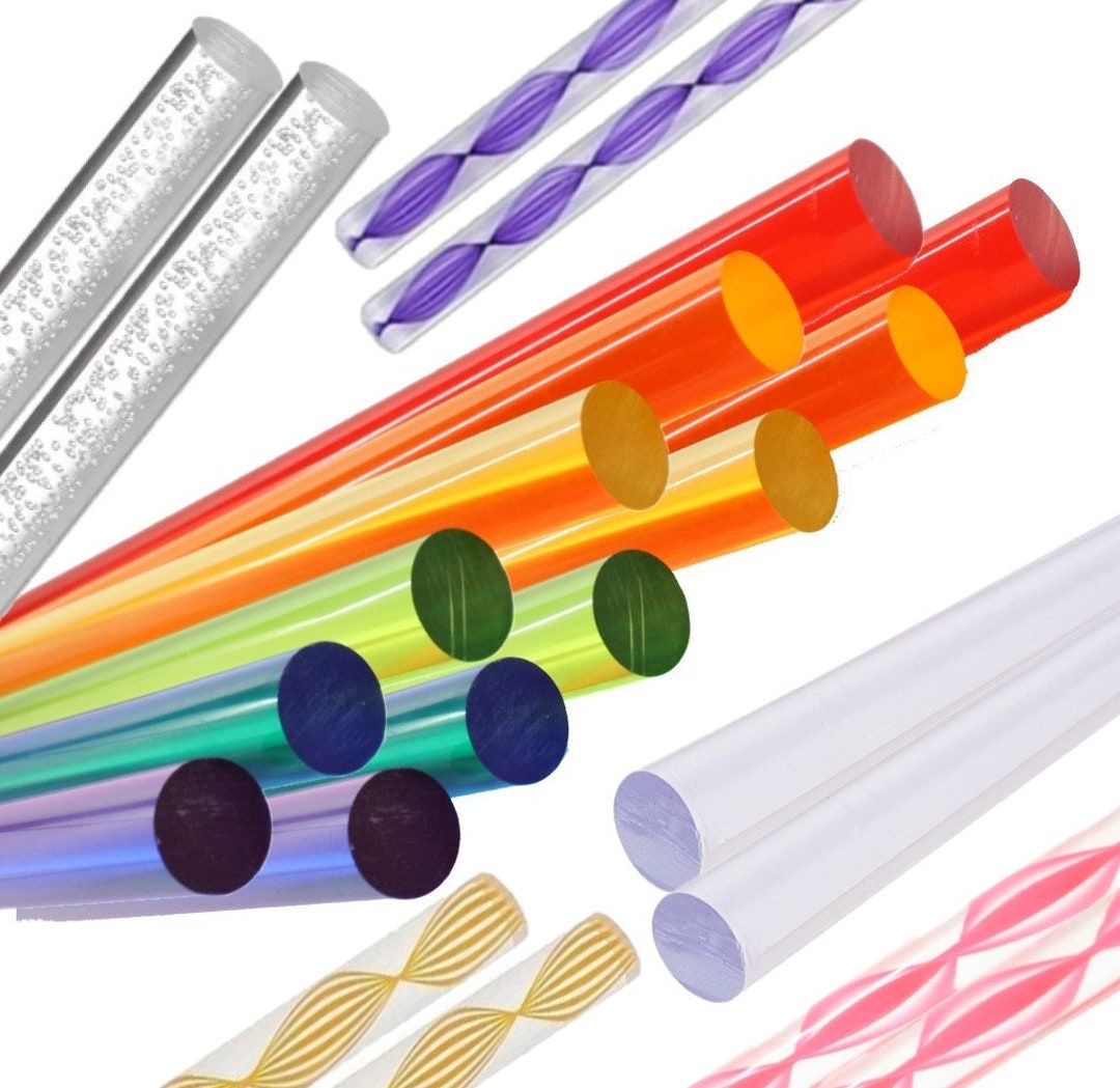 Acrylic Lucite Rod Dowel - Two 1/2" (12.7mm) X 24"(610mm) - Etsy