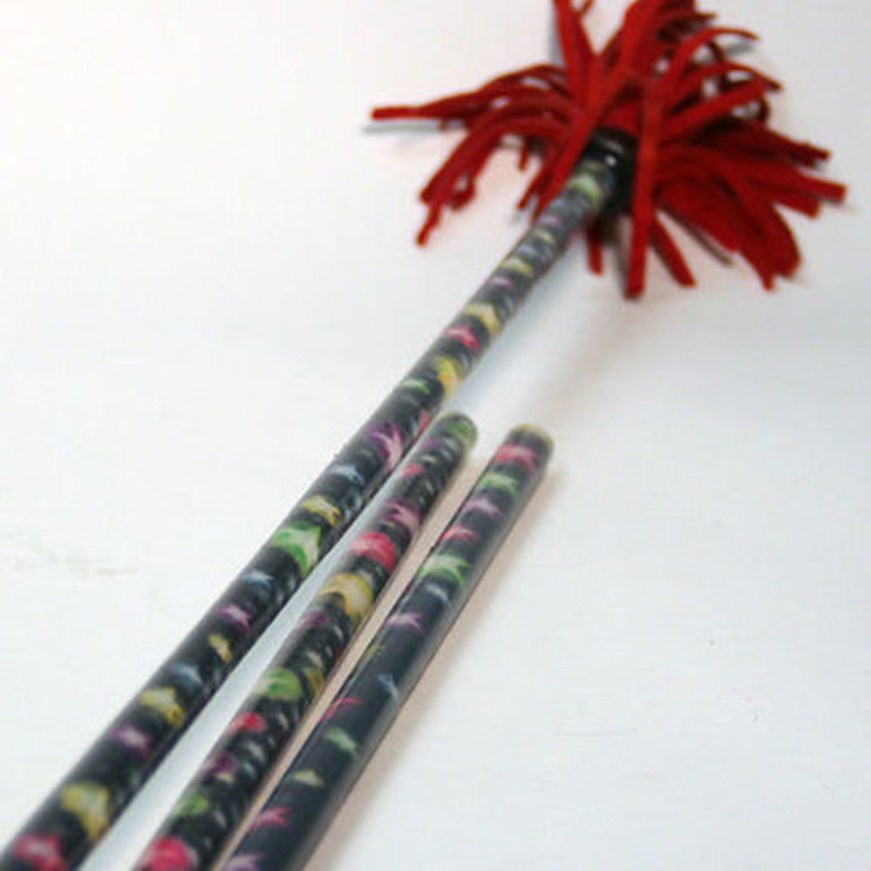 Z-stix Made to Order Handmade Juggling Sticks-flower/devil | Etsy