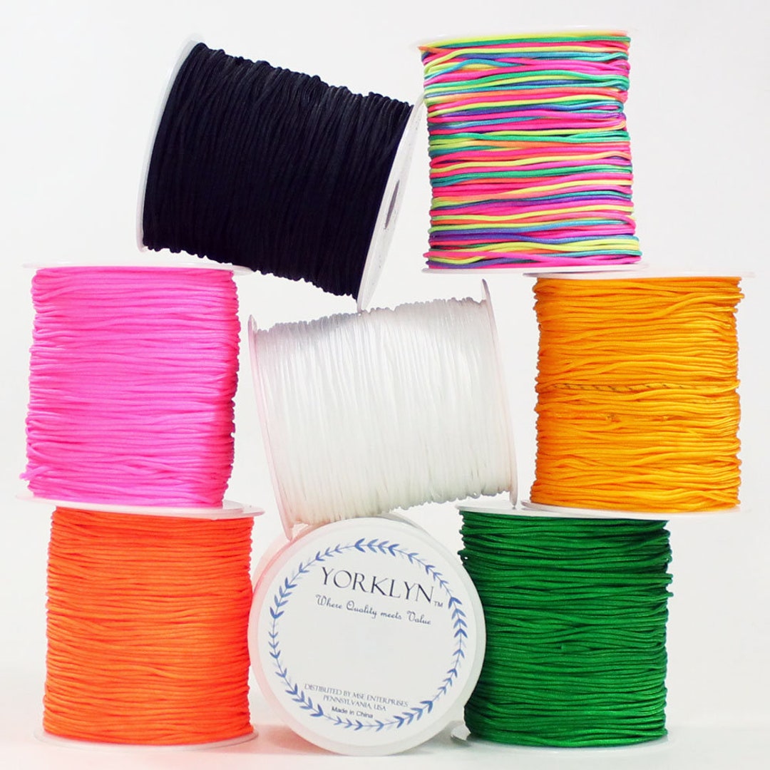 YORKLYN Nylon Chinese Knotting String Cord 1.5 Mm X 90 Meter Roll - Etsy