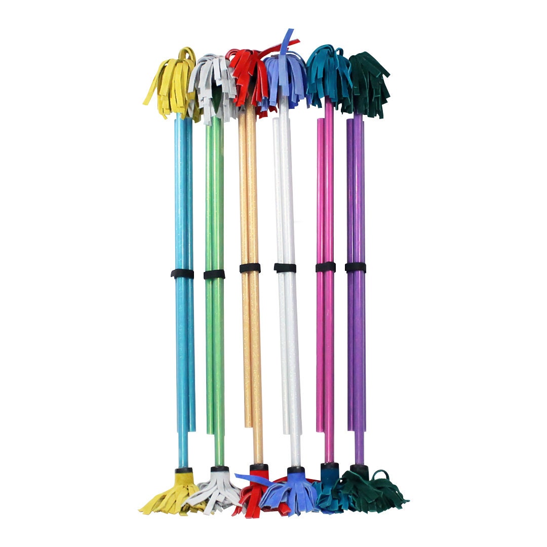 Z-stix Flower Juggling Stick Devil Stick Holographic Glitter - Etsy