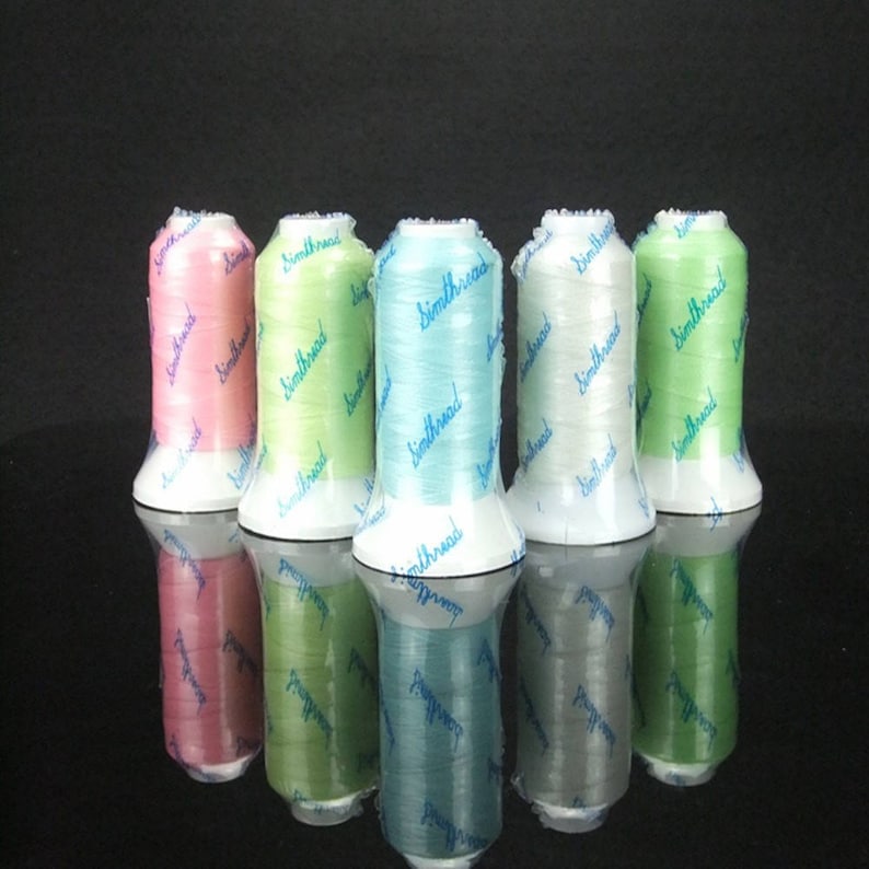 Premium #40 Glow in the Dark Embroidery Thread - Polyester (1) 500 ...