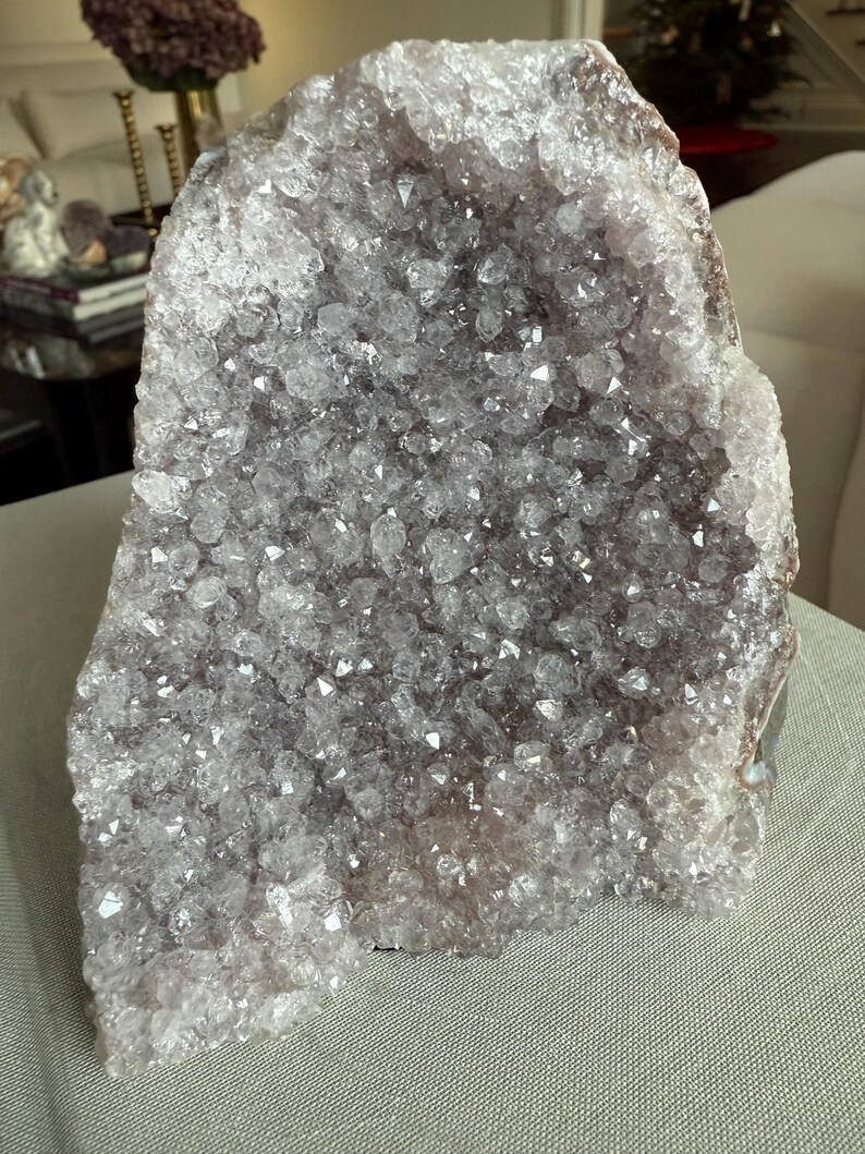 Lavender Amethyst Free Form Cut Base Specimen - Etsy