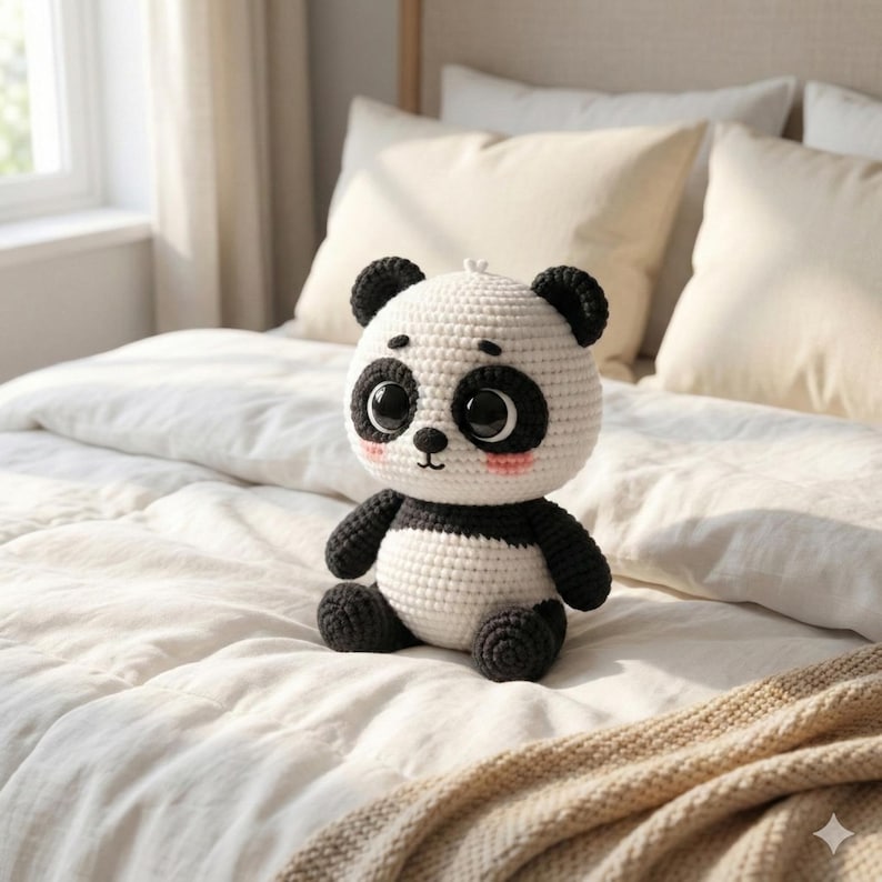 Amigurumi Panda Crochet Pattern | Beginner Friendly Plush Toy (PDF ...
