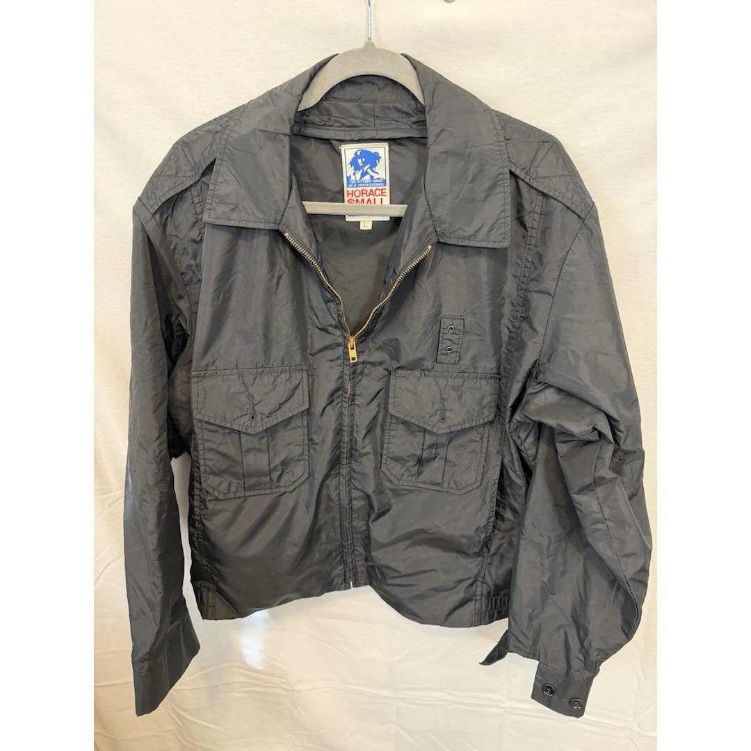 Vintage USA Horace Small Men's Black Jacket 70s 80s Security Uniforms ...