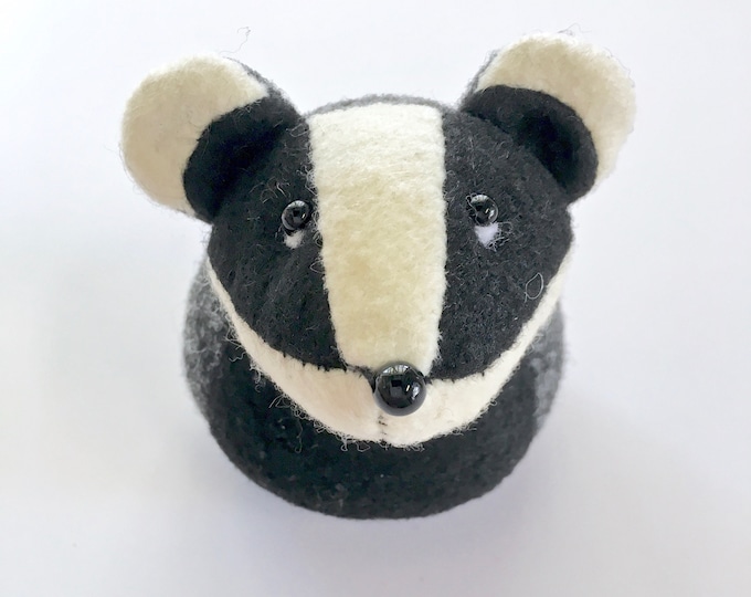 Felt Badger Sewing Pattern PDF Photo Tutorial Badger Ornament Mother's ...