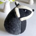 Felt Badger Sewing Pattern PDF Photo Tutorial Badger - Etsy UK