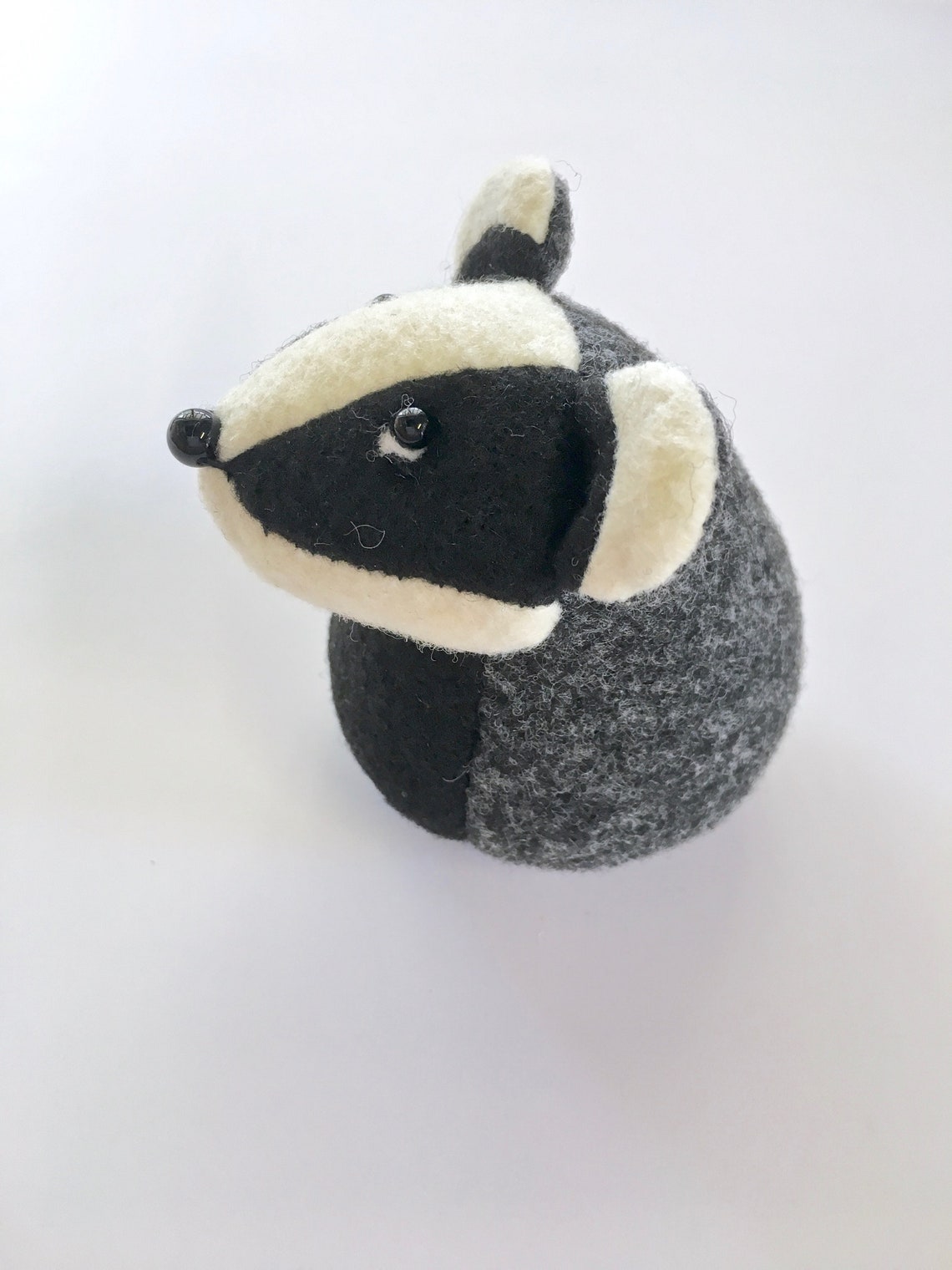 Felt Badger Sewing Pattern PDF Photo Tutorial | Badger Ornament ...