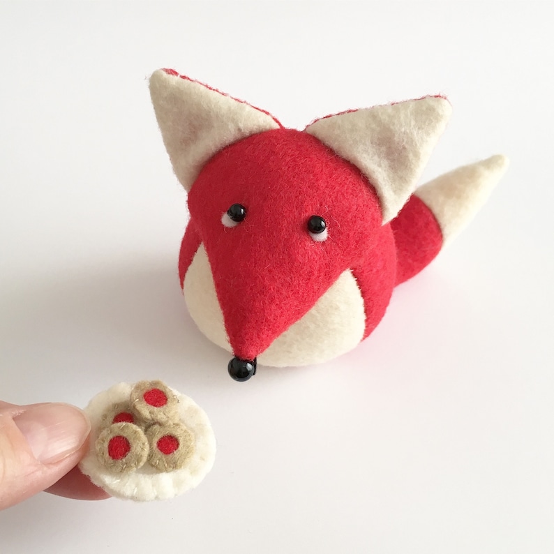 Felt Fox PDF Sewing Pattern Photo Tutorial Fox Ornament | Etsy