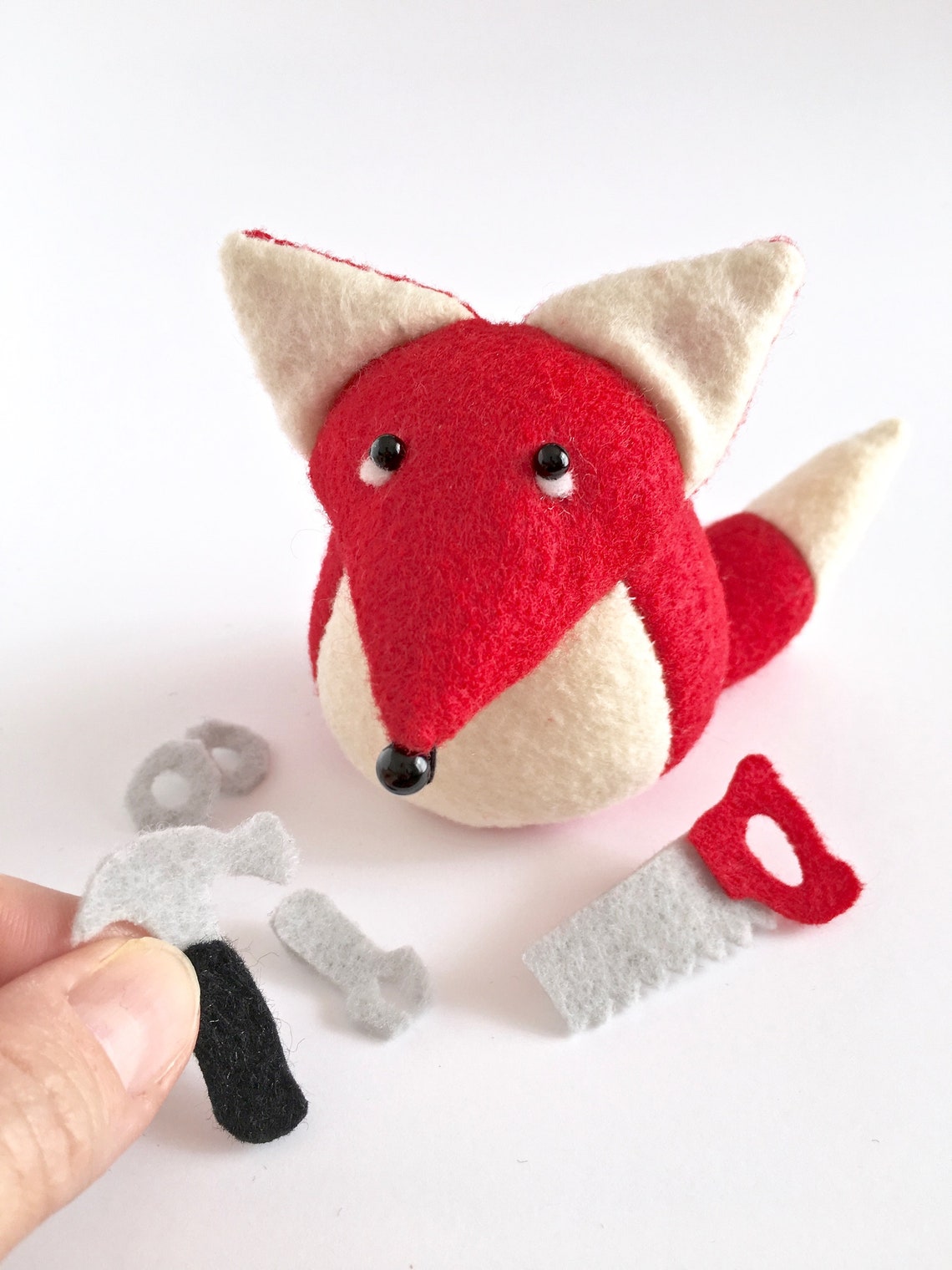 Felt Fox PDF Sewing Pattern Photo Tutorial Fox Ornament | Etsy