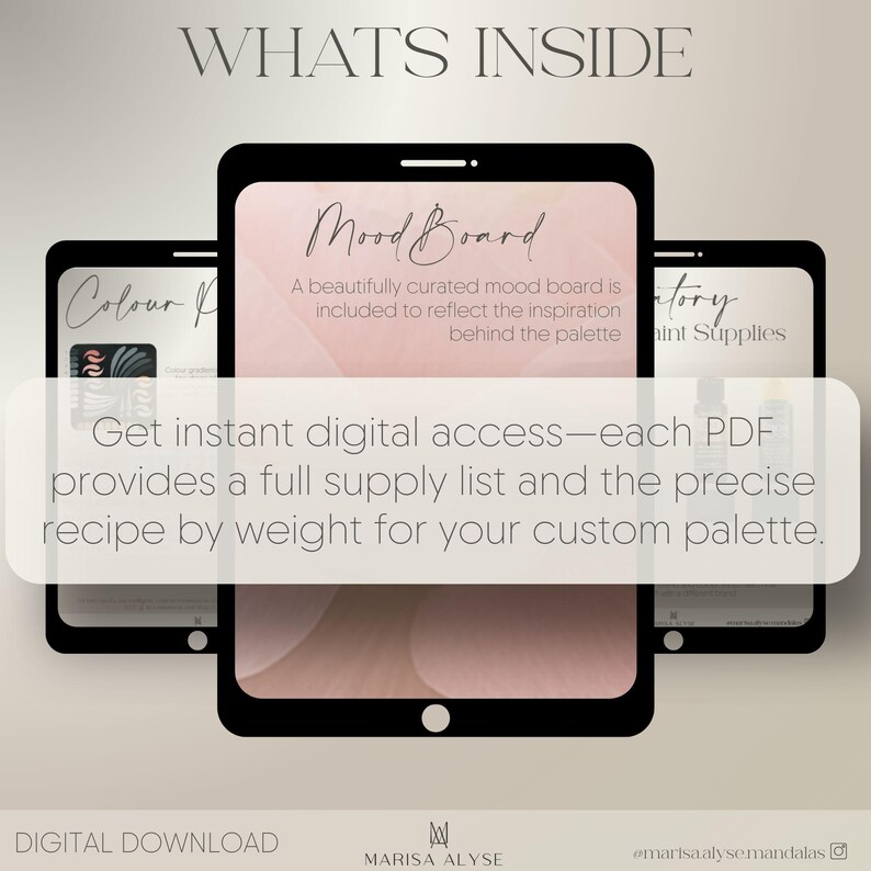 Tnt • Acrylic Paint Color Palette Recipe • Colour Mixing Guide (PDF ...