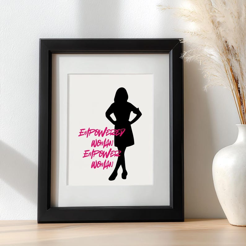 Empowered Women Print | Feminist Wall Art, Girl Power (digital Download ...