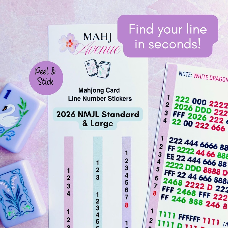Mahjong Tracker - Etsy