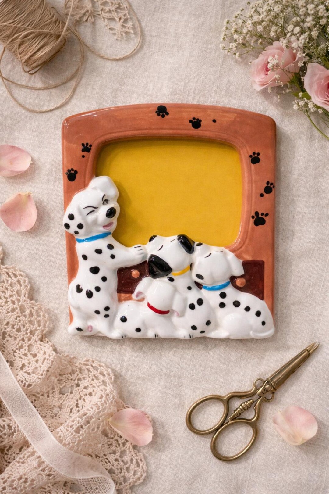 Vintage Disney 101 Dalmatians Photo Frame | Disney Japan Dalmatian ...