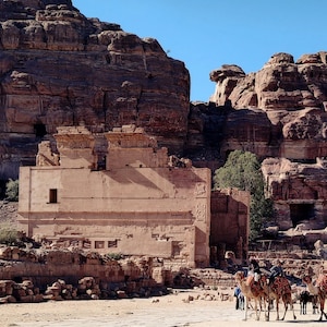 Petra, Jordan. UNESCO World Heritage Site - Petra, Jordan, World Wonder ...