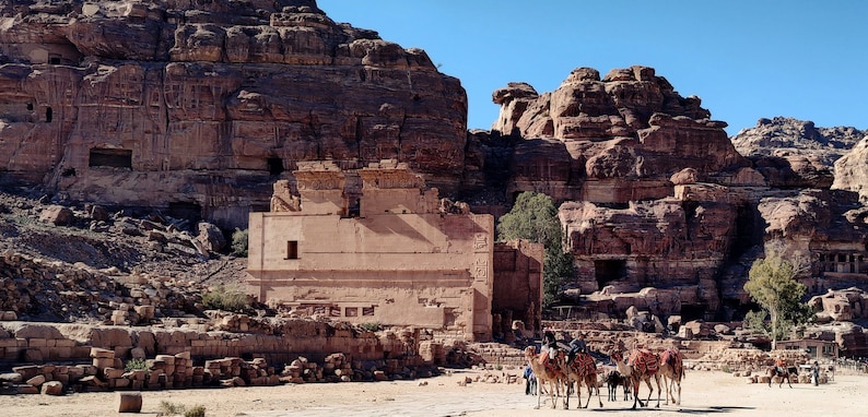 Petra, Jordan. UNESCO World Heritage Site - Petra, Jordan, World Wonder ...