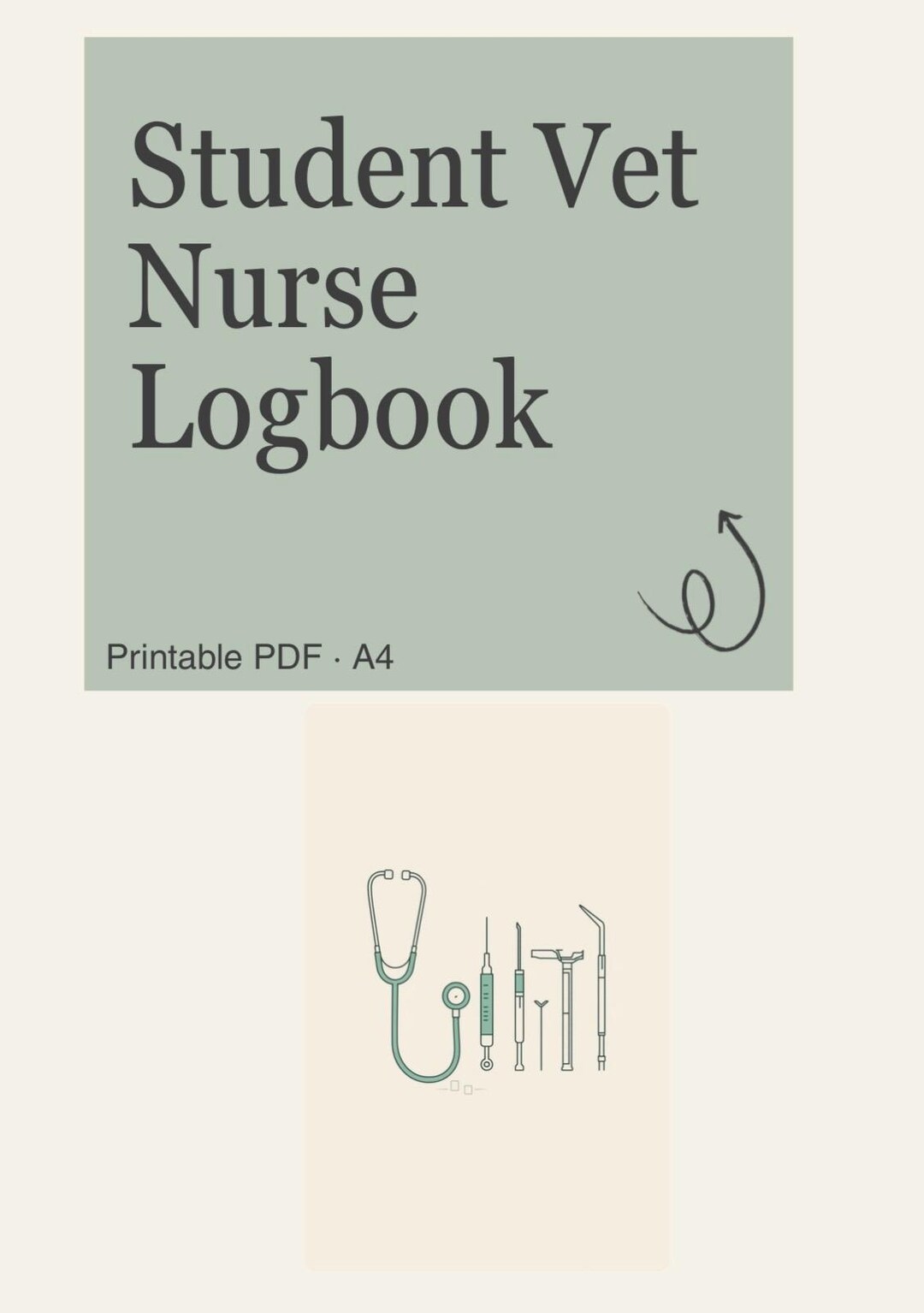 Student Vet Nurse Placement Logbook – Standard (36 Pages) | Clinical ...