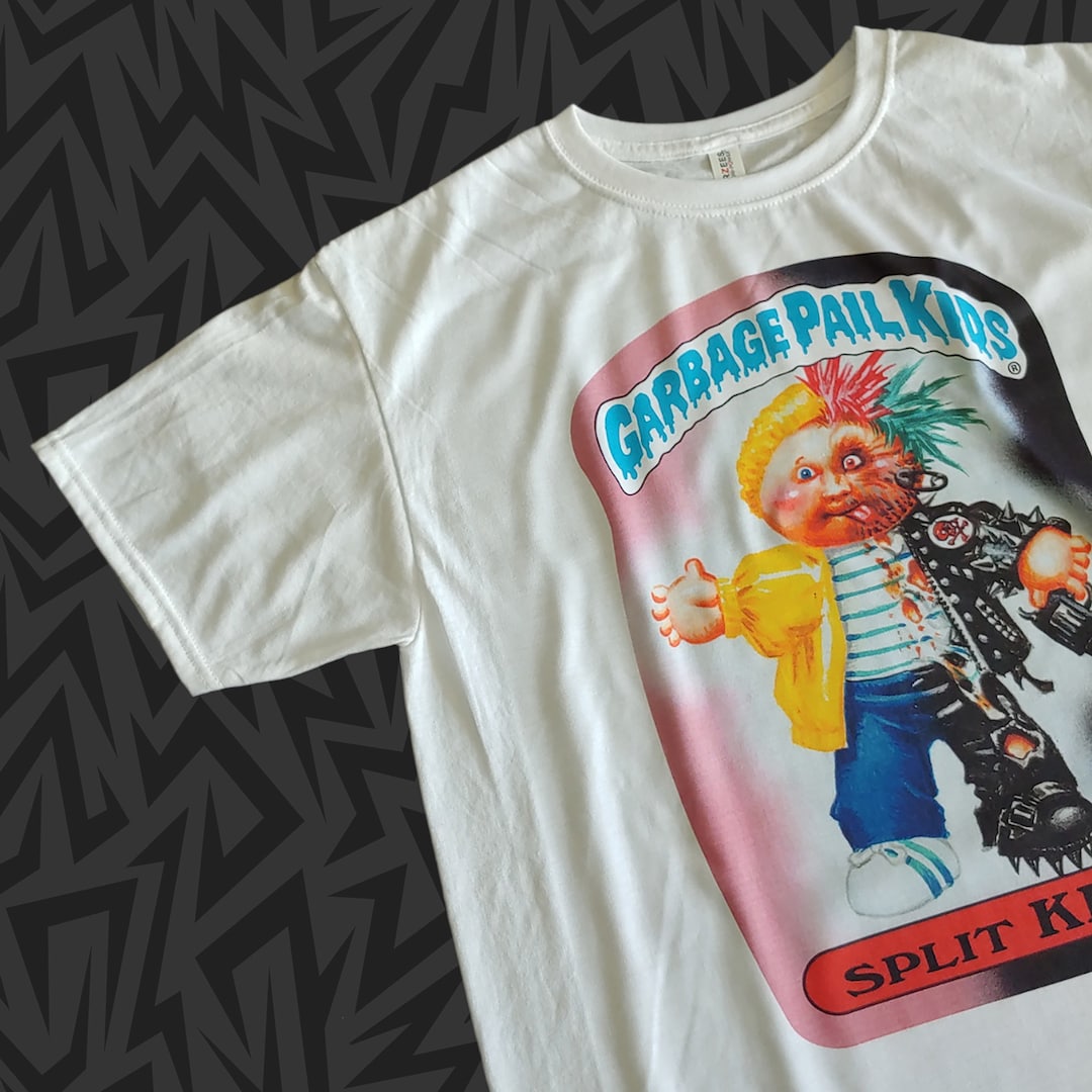 New Garbage Pail Kids T-shirt SPLIT KIT Series 2 Card 81a Gpk Card ...