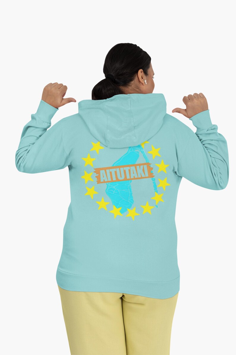 Aitutaki Hoodie With Pakoti Design Logo. Cook Islands. - Etsy