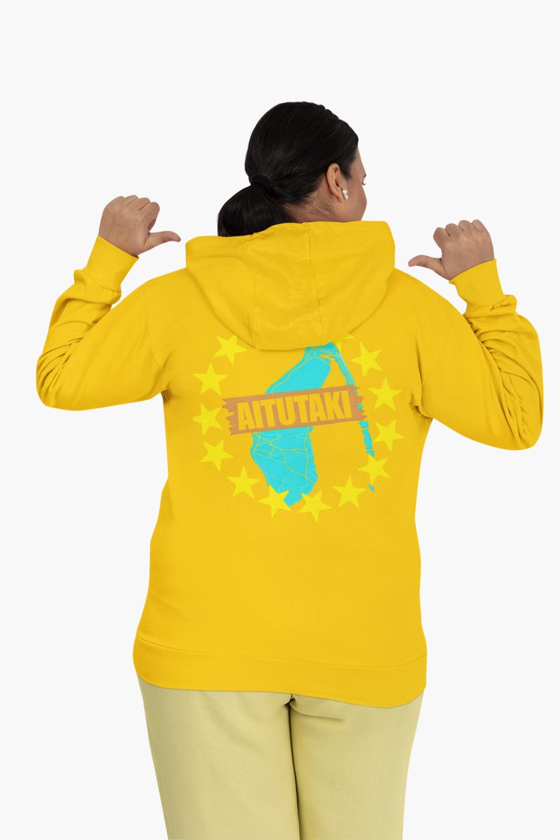 Aitutaki Hoodie With Pakoti Design Logo. Cook Islands. - Etsy