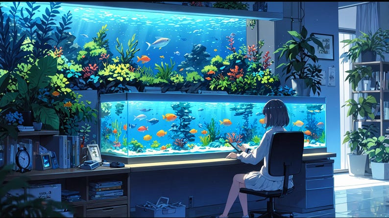 33 Study Room Desktop Wallpapers | Aesthetic Wallpaper Bundle | Cozy ...