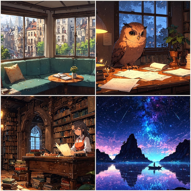 Wallpaper Scene - Etsy
