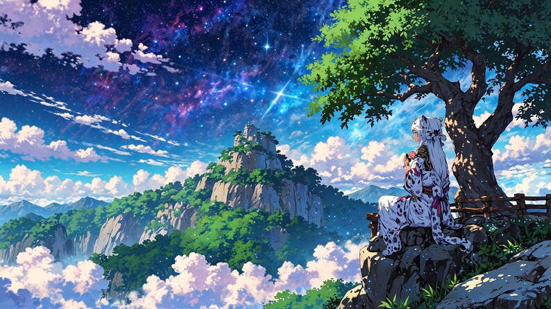 33 Tanabata Milky Way Desktop Wallpapers | Aesthetic Wallpaper Bundle ...