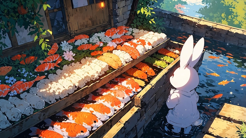 Cozy Bakery Dawn Anime Wallpapers | 4K Desktop Art (digital Download ...