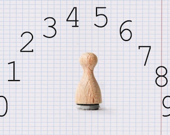 Table Number Stamps - Etsy