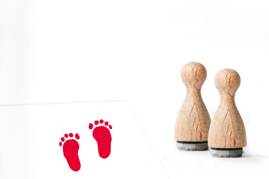 Tiny rubber stamp Feet Foot Rubber Stamp Babyfoot rubber | Etsy