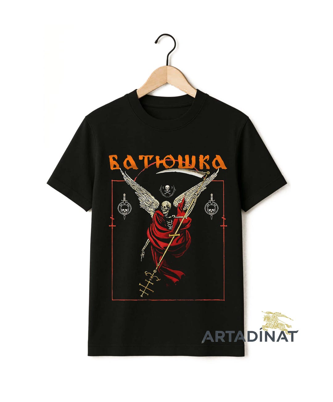 Vintage Graphic Batushka Black Metal Band T-shirt - Etsy