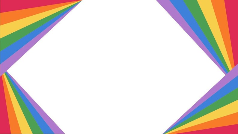 Rainbow Portal Zoom Digital Background - Etsy