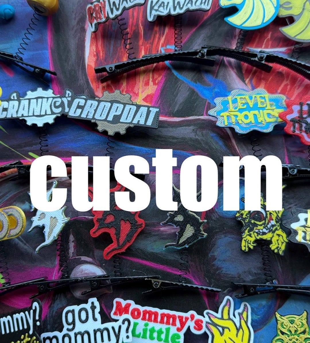 Custom 3D Printed Sprout Clip – Rave Hair Accessory - Etsy