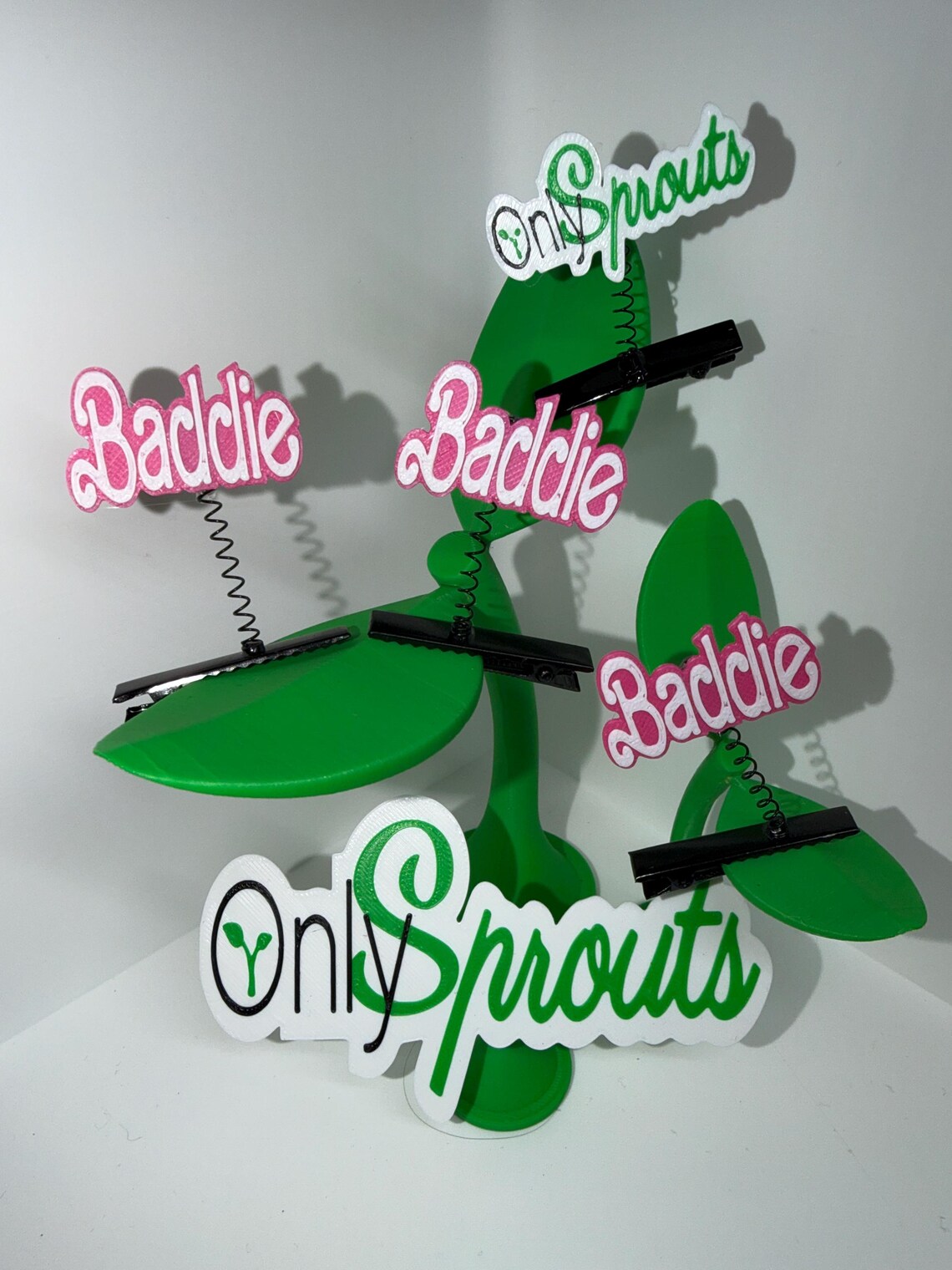 Baddie Barbie Font Rave Sprout Clip – Festival Hair Clip Accessory Rave ...