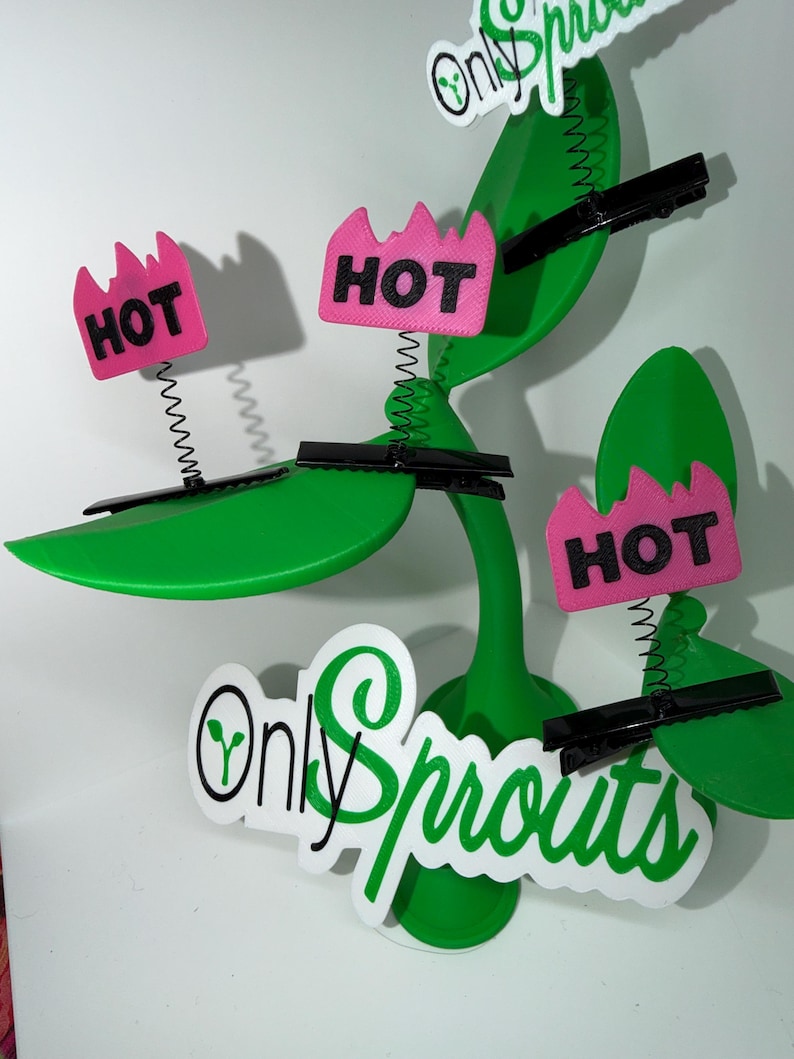 Hot Sticker Rave Sprout Clip – Festival Hair Clip Accessory Rave Sprout ...