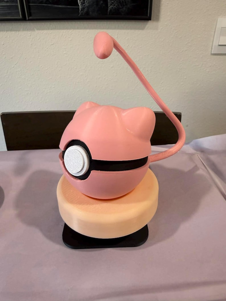 Medium 3D Printed Mew Ball - Etsy