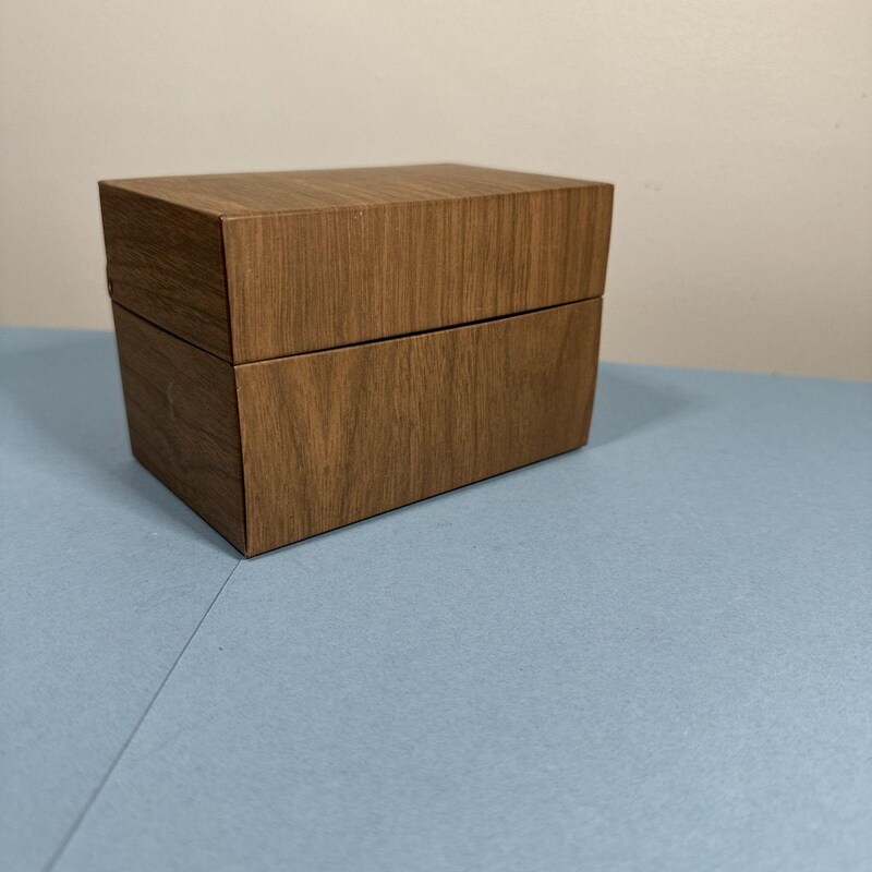 Metal Index Card Boxes - Etsy