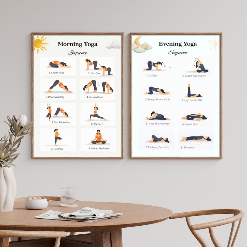 Morning Stretches Poster - Etsy